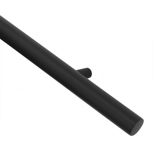 Trapleuning blind zwart rond 45 mm – detrappenrenoveerder